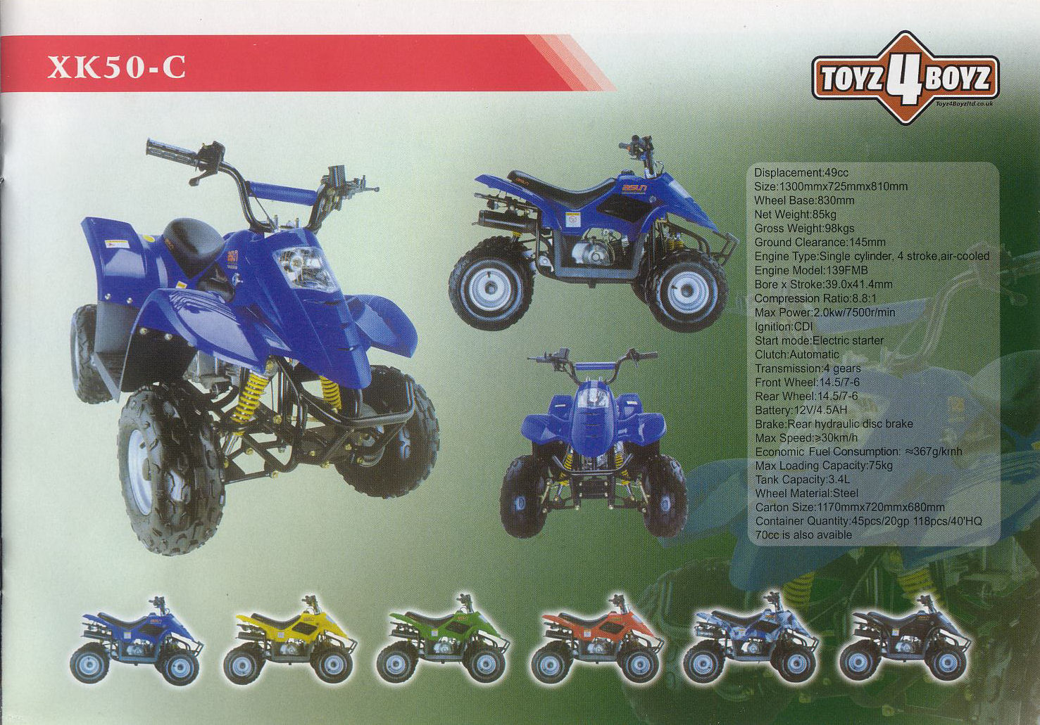 Toyz 4 Boys brochure