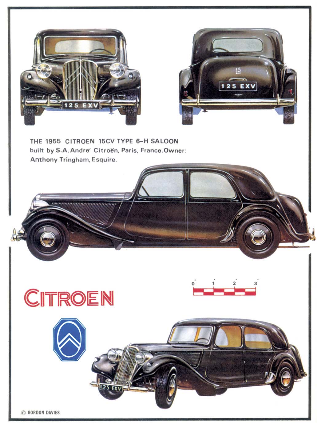 1934-55 Citroen Traction Avant brochure